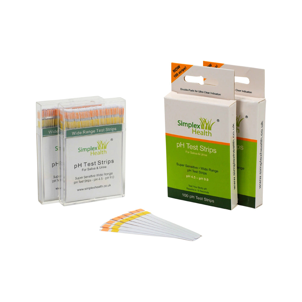 SIMPLEX HEALTH PH TEST STRIPS X 100 PACK – The Vitamins Shoppe