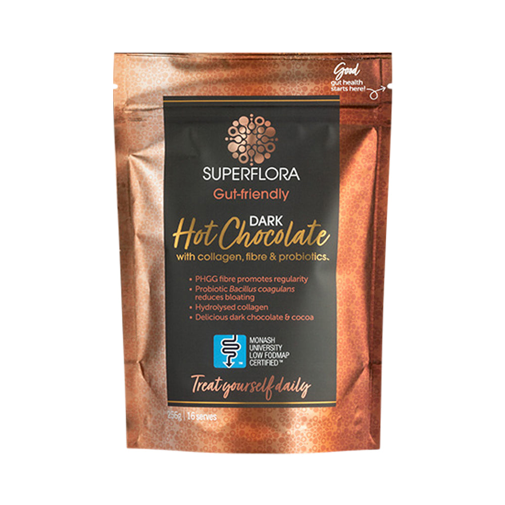 SUPERFLORA DARK HOT CHOCOLATE 256G – The Vitamins Shoppe