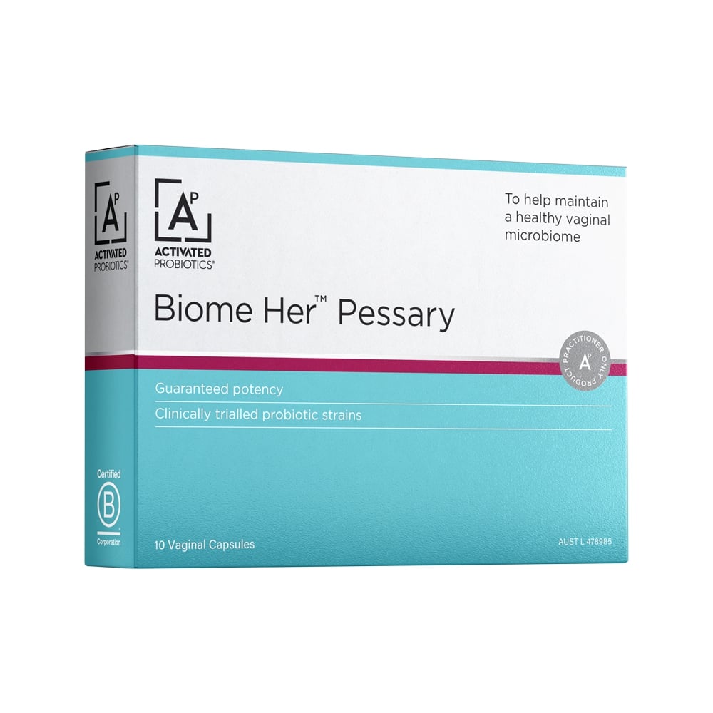 ACTIVATED PROBIOTICS BIOME HER PESSARY X 10 VAGINAL CAPSULES – The ...