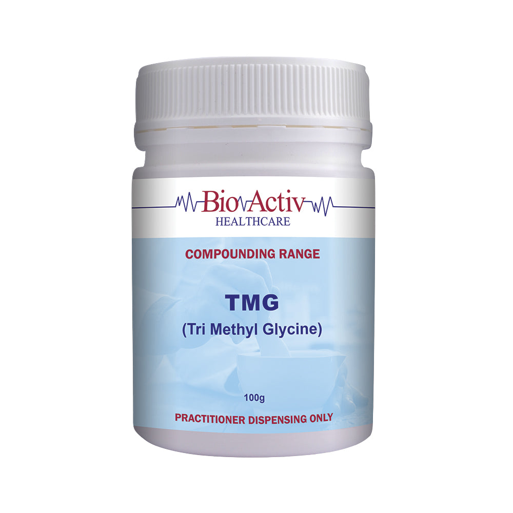 BIOACTIV HEALTHCARE COMPOUNDING RANGE TMG (TRI METHYL GLYCINE) 100G ...