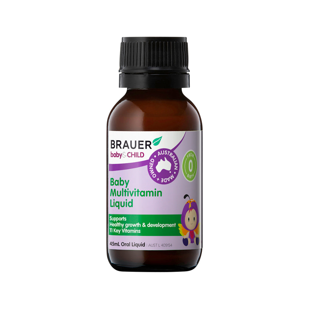 Brauer Baby & Child Baby Multivitamin Liquid 45ml – The Vitamins Shoppe