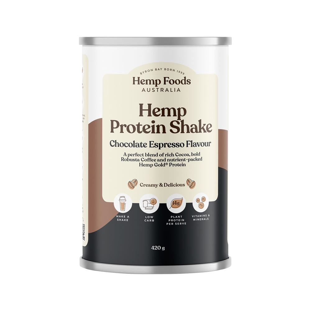 Hemp Foods Australia Hemp Protein Shake Chocolate Espresso 420g – The ...