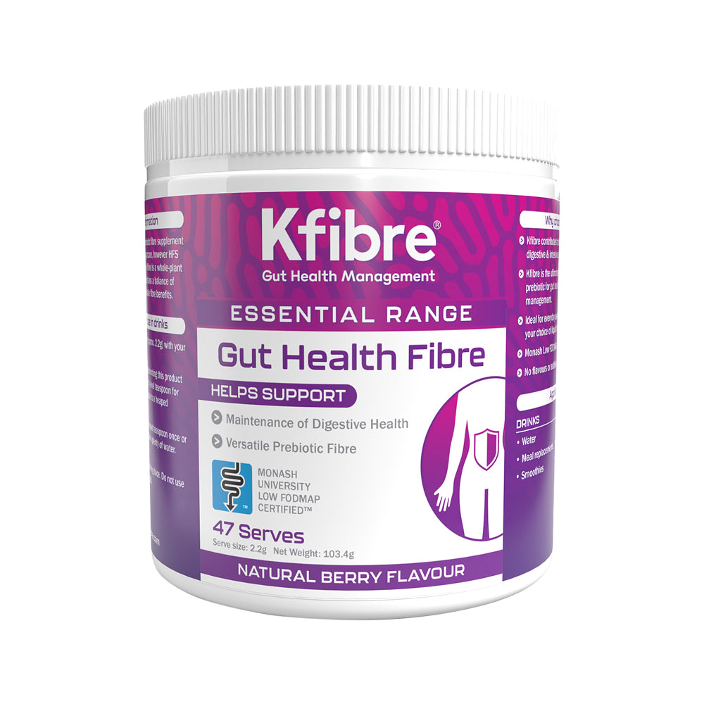 Kfibre Essential Gut Health Fibre Natural Berry Tub 103.4g – The ...