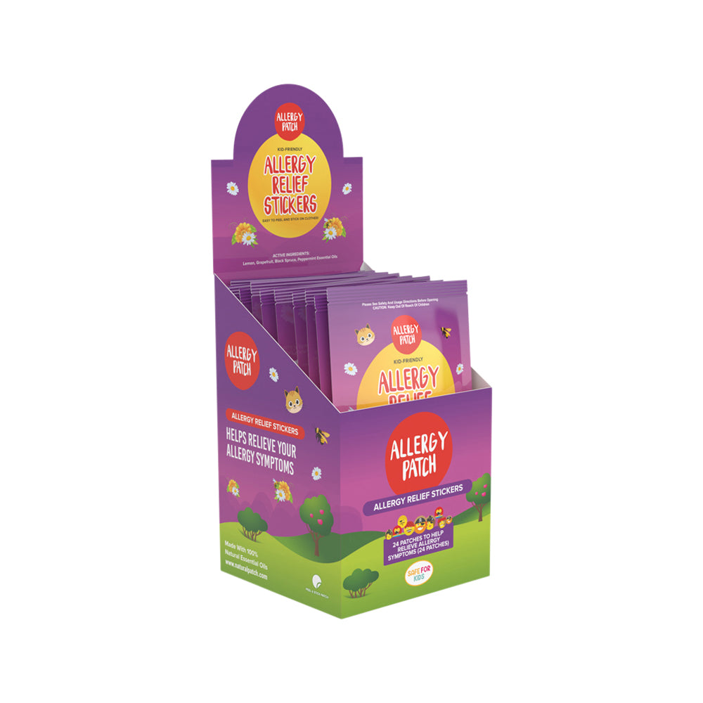 NATPAT Empty Cardboard Counter Display Stand - Box AllergyPatch – The ...