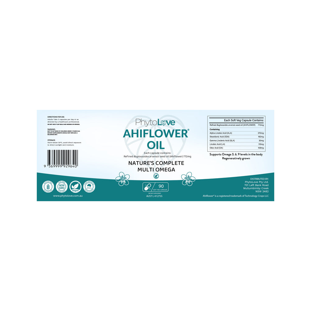 PhytoLove Ahiflower Oil 90vc – The Vitamins Shoppe