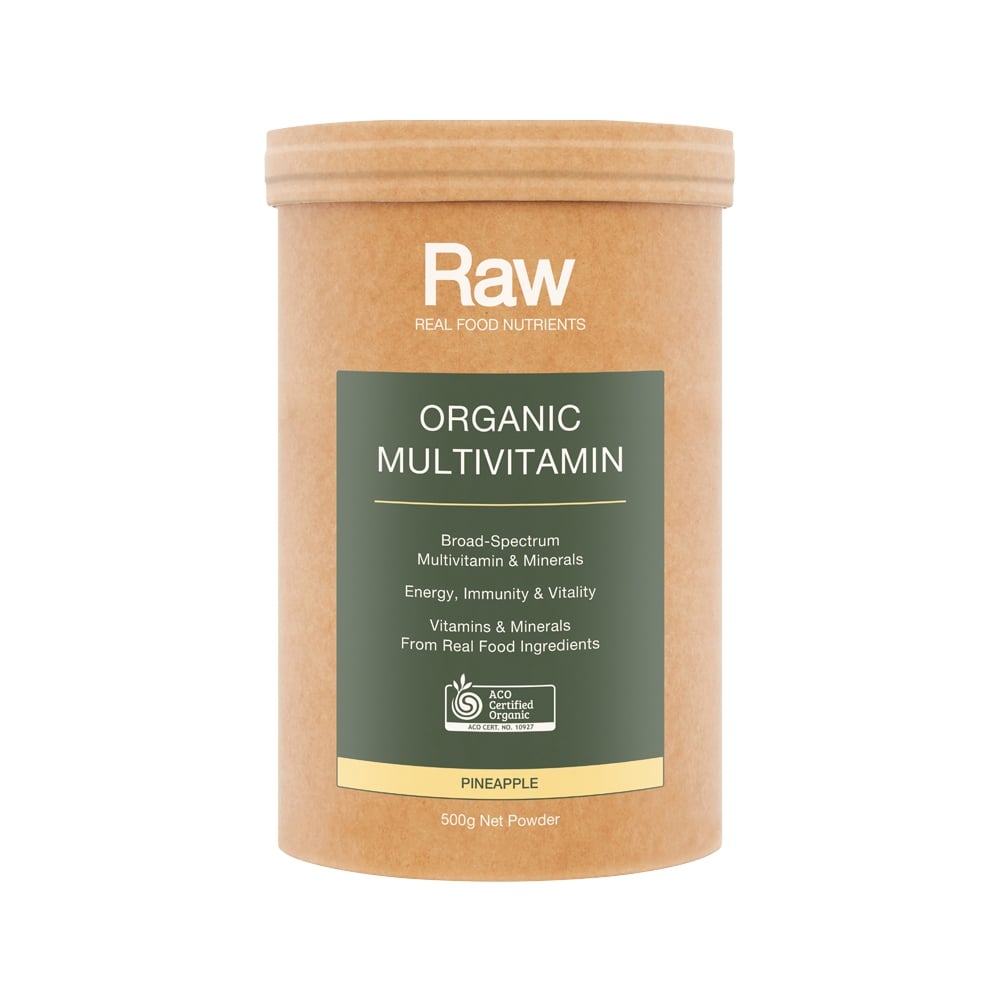 RAW REAL FOOD NUTRIENTS ORGANIC MULTIVITAMIN PINEAPPLE 500G – The ...