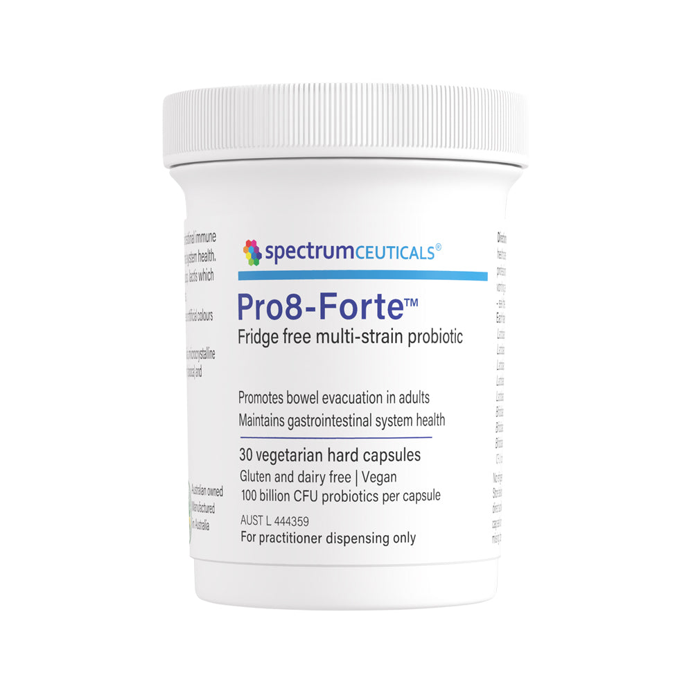 Spectrumceuticals Pro8-Forte (Fridge Free Multi-Strain Probiotic) 30vc ...