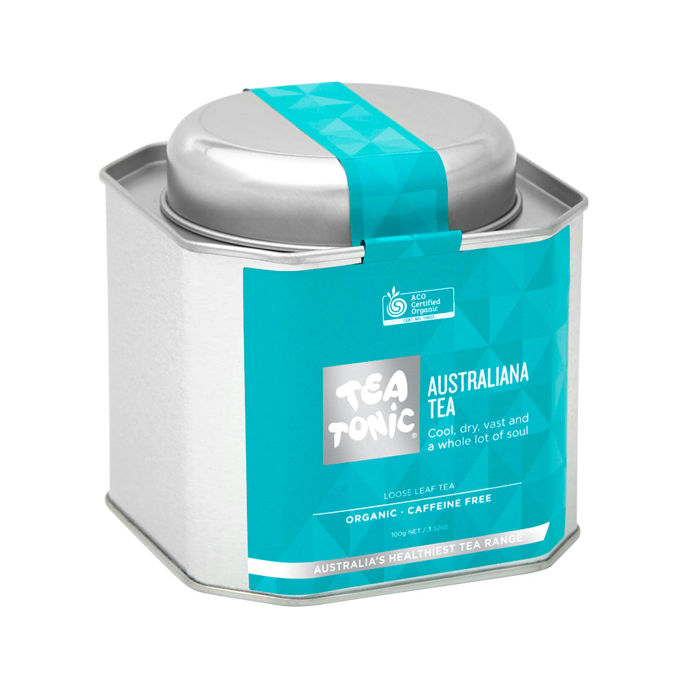 Tea Tonic Organic Australiana Tea Caddy Tin 100g – The Vitamins Shoppe