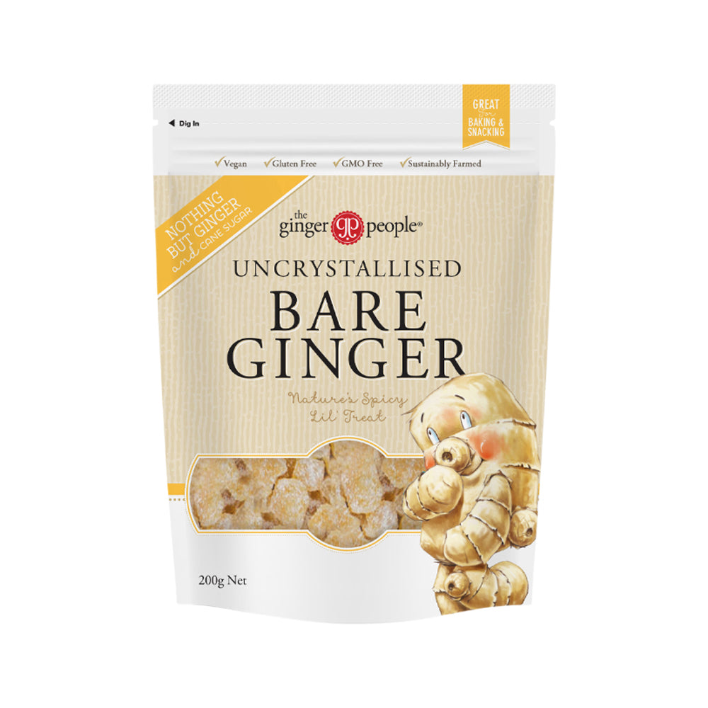 The Ginger People Uncrystallised Bare Ginger 200g – The Vitamins Shoppe