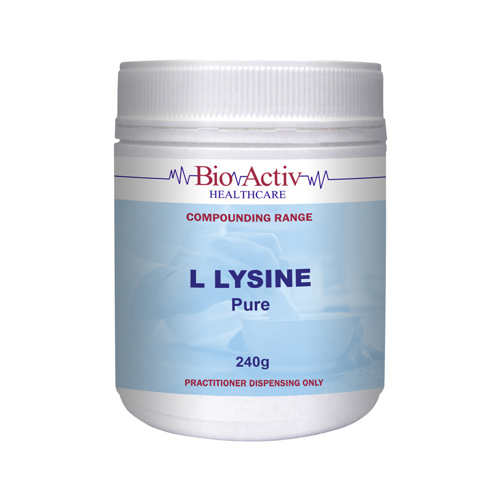 BioActiv Healthcare Compounding Range L Lysine (Pure) 240g – The ...