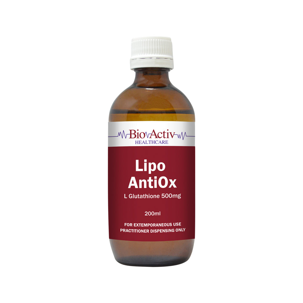 BioActiv Healthcare Lipo AntiOx (L Glutathione 500mg) 200ml – The ...