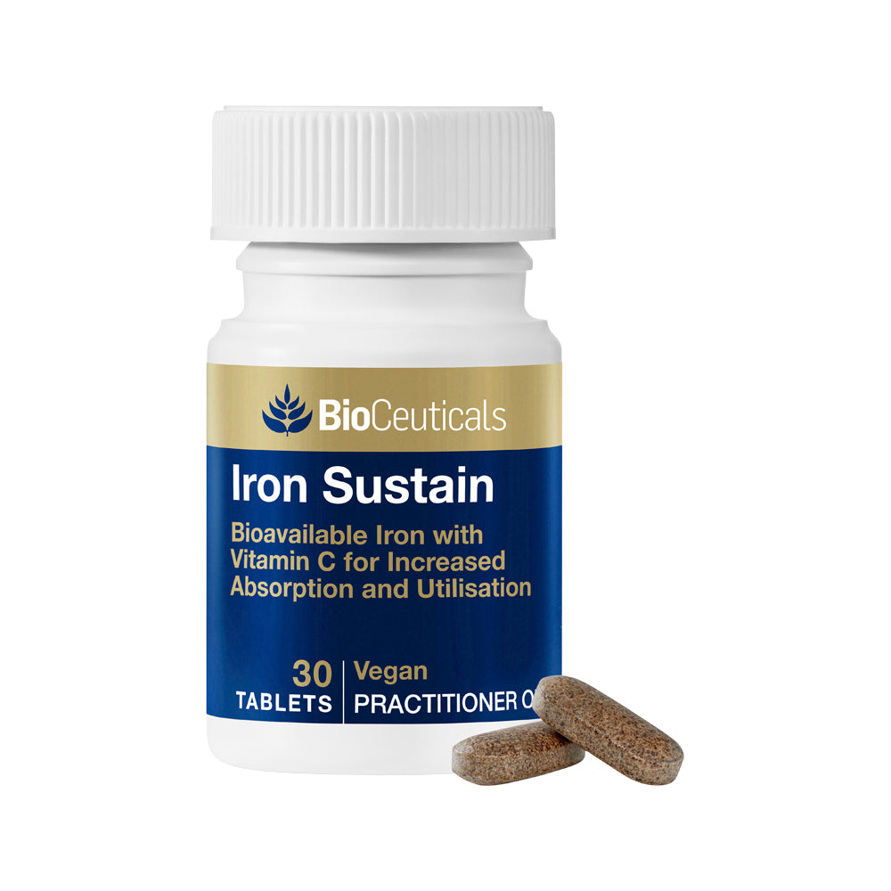 BioCeuticals Iron Sustain - Vegan Iron Supplement 30 Tablets – The ...