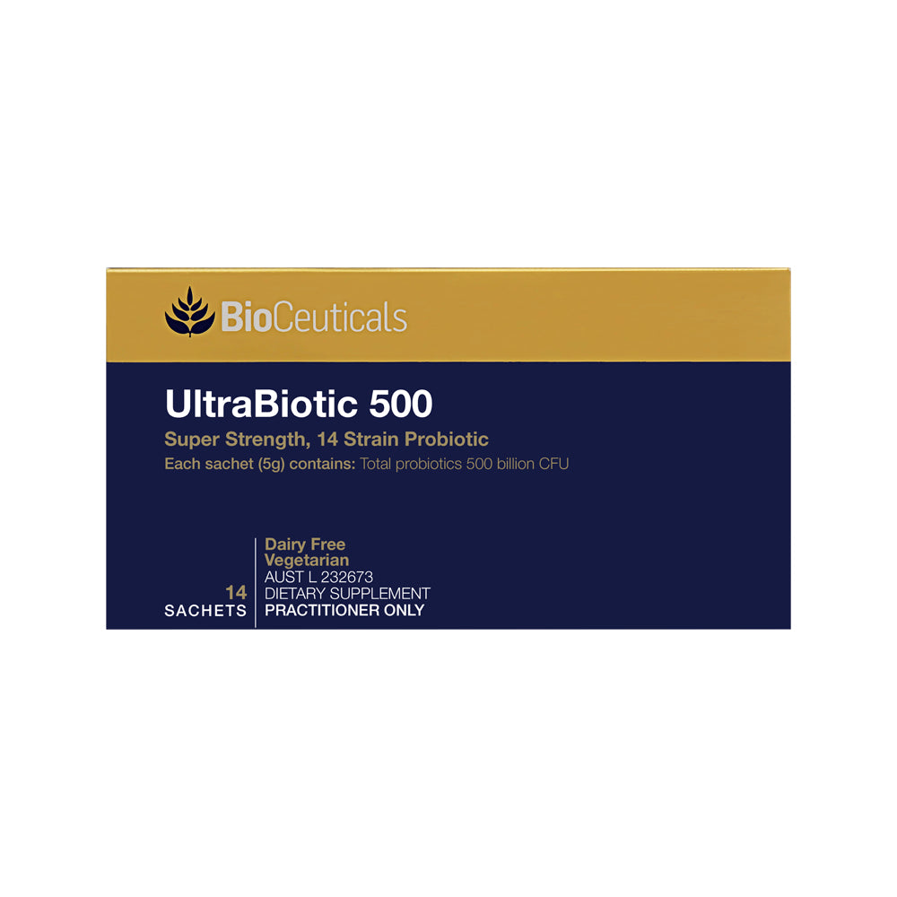 BioCeuticals UltraBiotic 500 Sachets 5g x 14 Pack – The Vitamins Shoppe