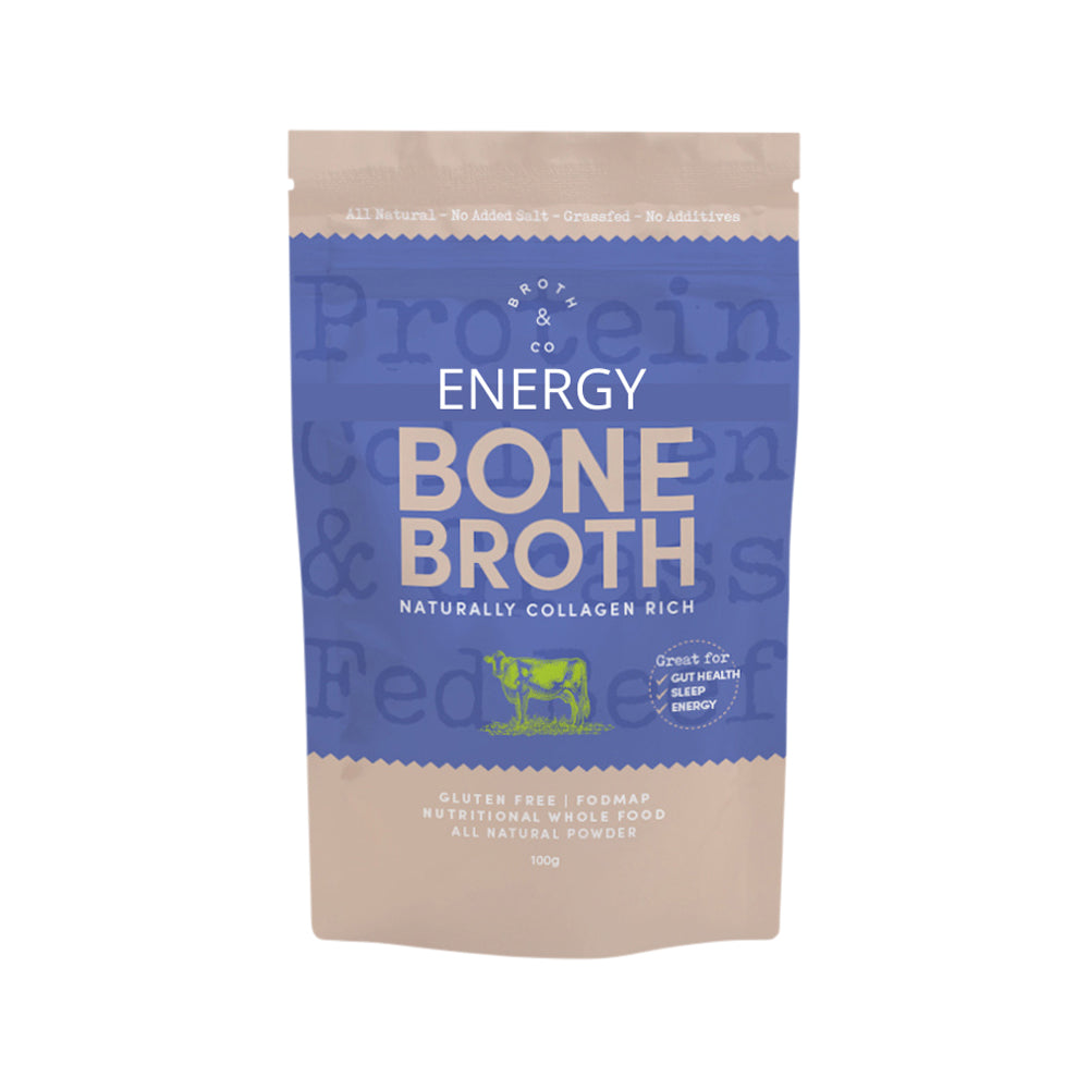Broth & Co Energy Bone Broth Powder 100g – The Vitamins Shoppe