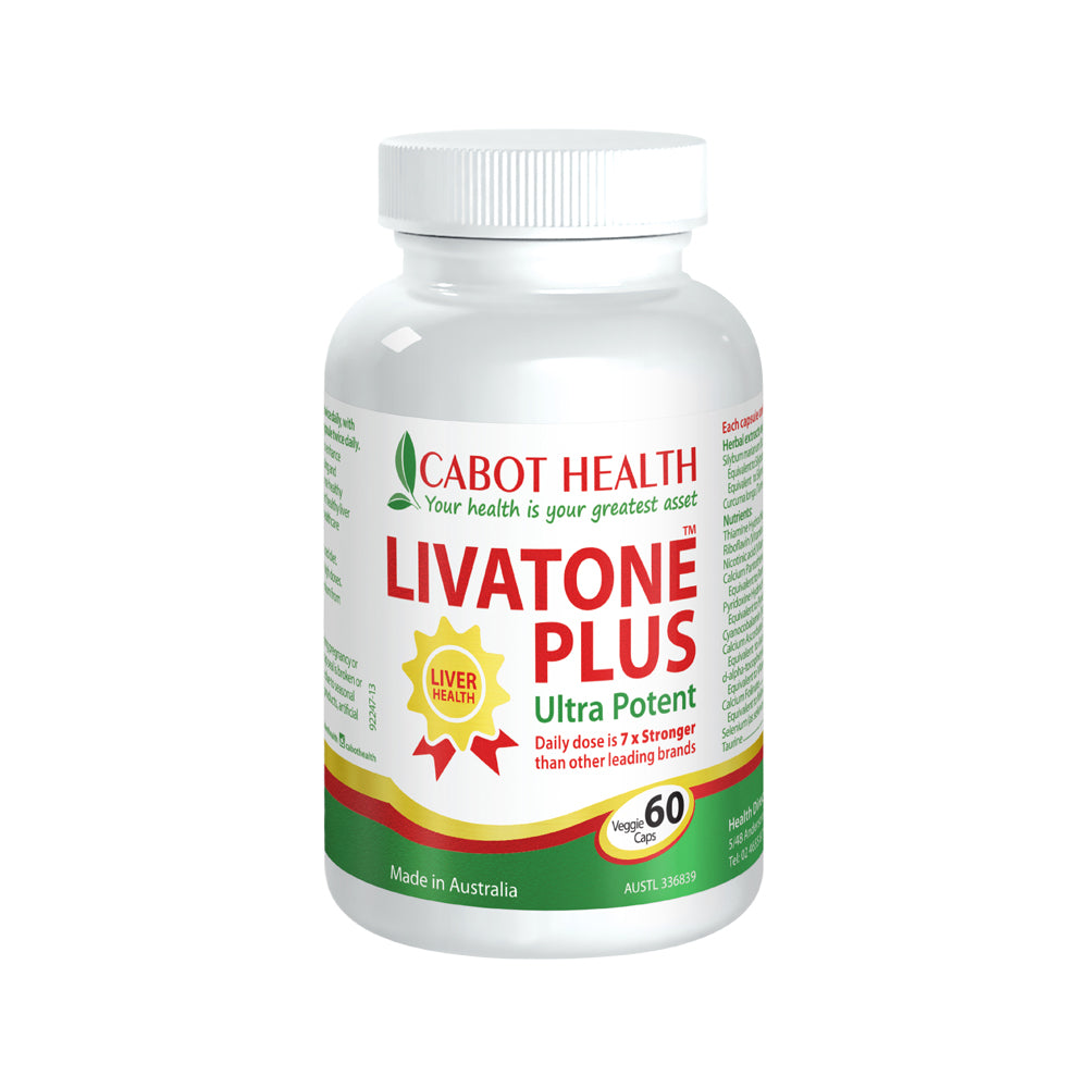 Cabot Health LivaTone Plus 60c – The Vitamins Shoppe