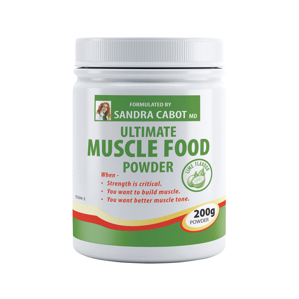 Cabot Health Ultimate Muscle Food Powder Lime 200g – The Vitamins Shoppe