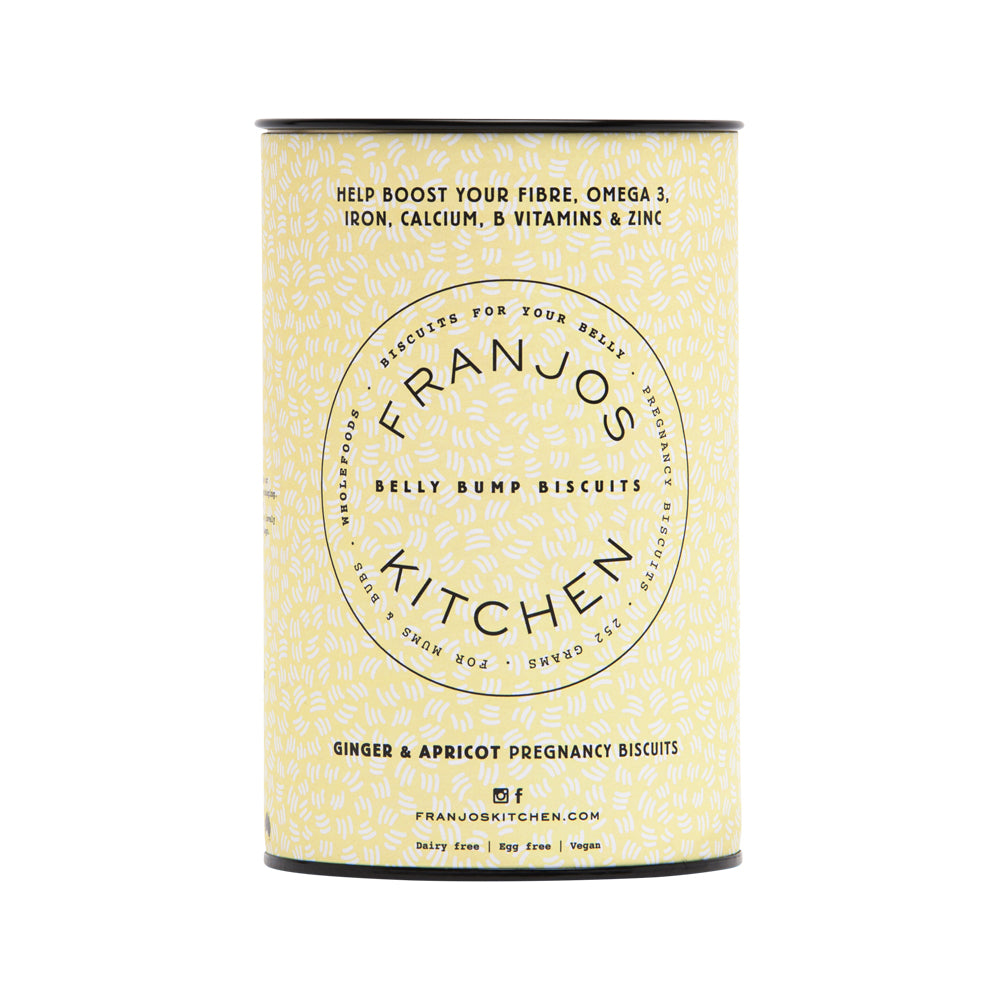 Franjos Kitchen Belly Bump Biscuits Ginger & Apricot Pregnancy Biscuit ...