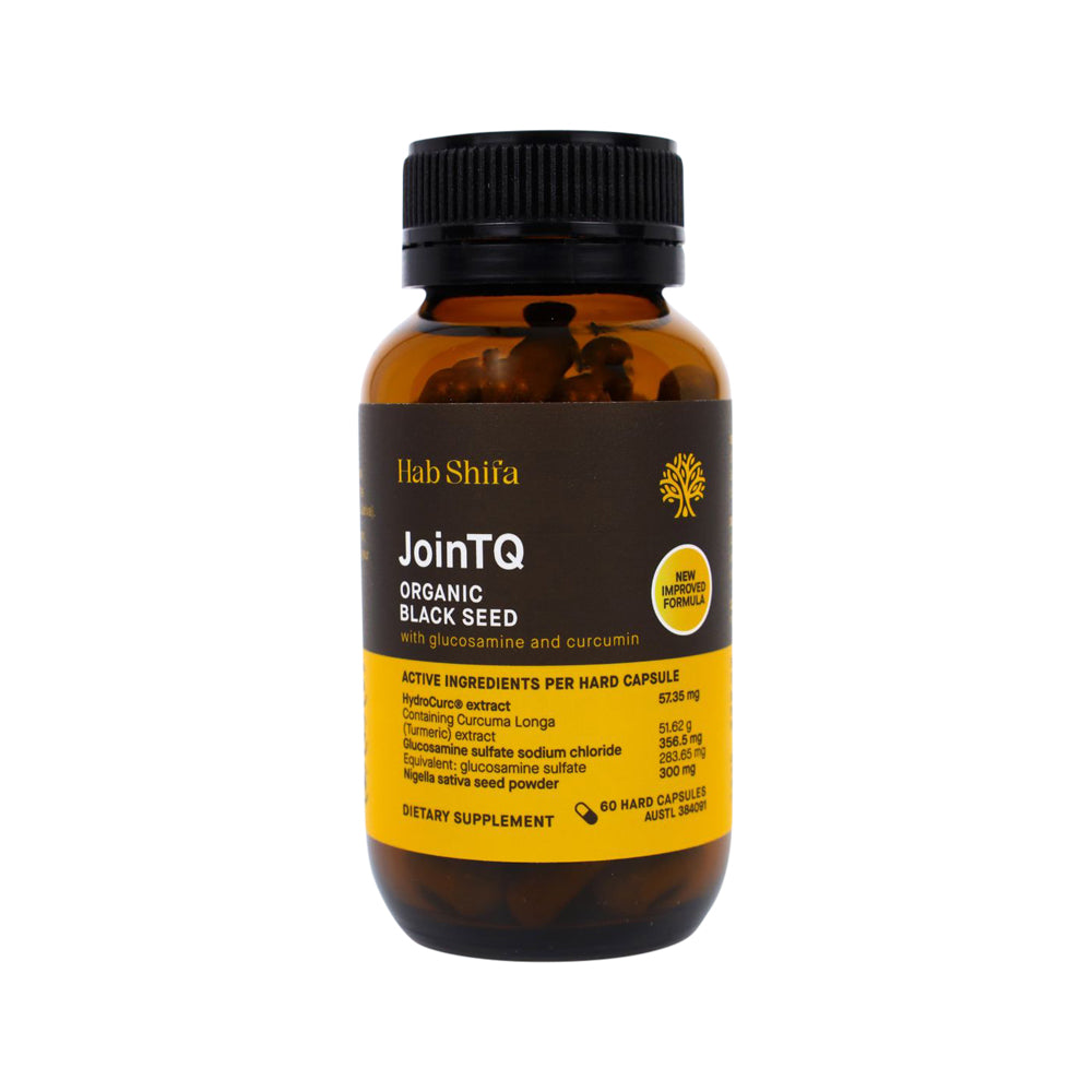 Hab Shifa JoinTQ Organic Black Seed with Glucosamine & Curcumin 60c ...