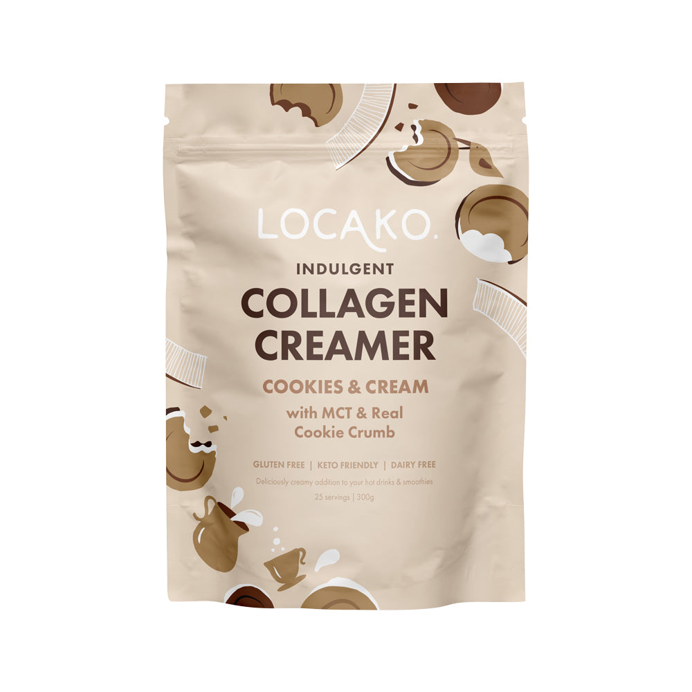 Locako Collagen Creamer Indulgent (Cookies and Cream) 300g – The ...