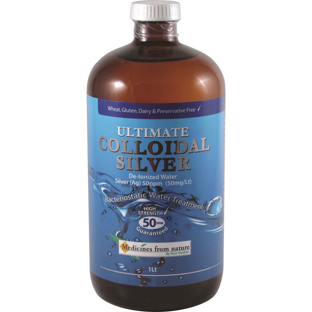 Medicines From Nature Ultimate Colloidal Silver 50ppm 1L – The Vitamins ...