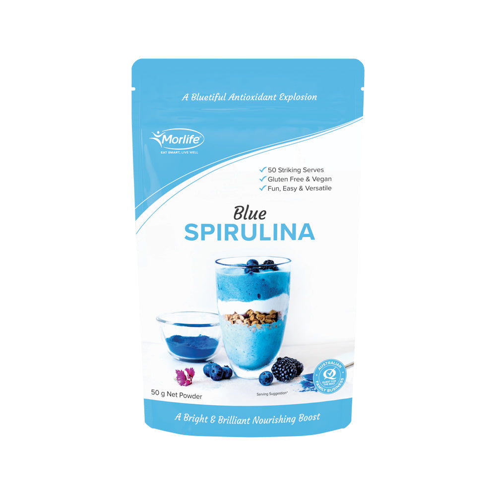 Morlife Blue Spirulina Powder 50g – The Vitamins Shoppe