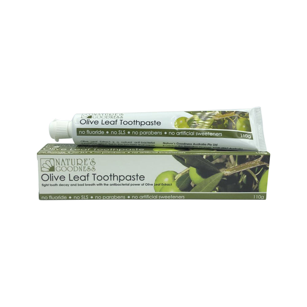 Natures Goodness Olive Leaf Toothpaste 110g – The Vitamins Shoppe