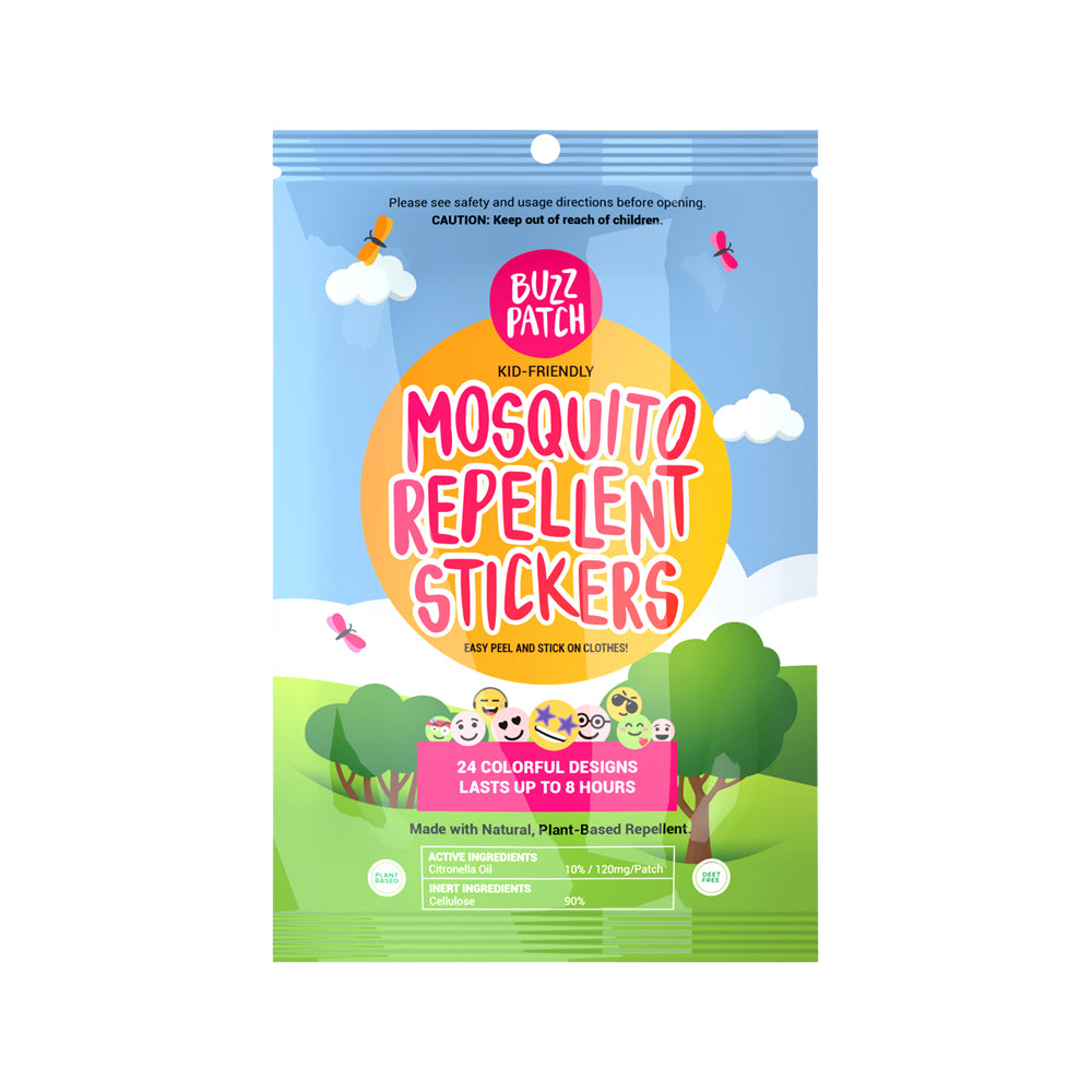 NATPAT BUZZPATCH ORGANIC MOSQUITO REPELLENT STICKERS X 24 PACK – The ...