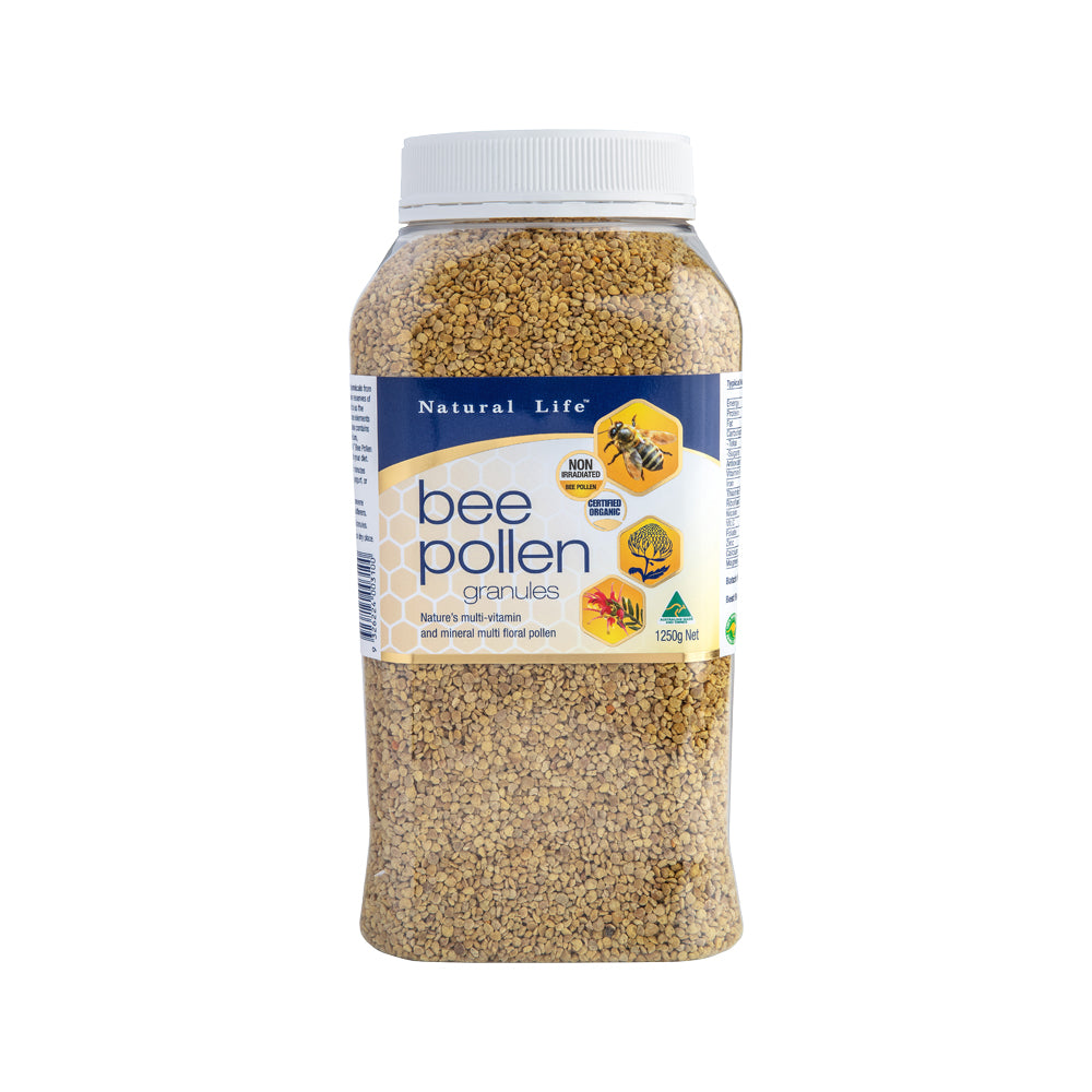 Natural Life Bee Pollen Granules (Non Irradiated) 1.25kg – The Vitamins ...