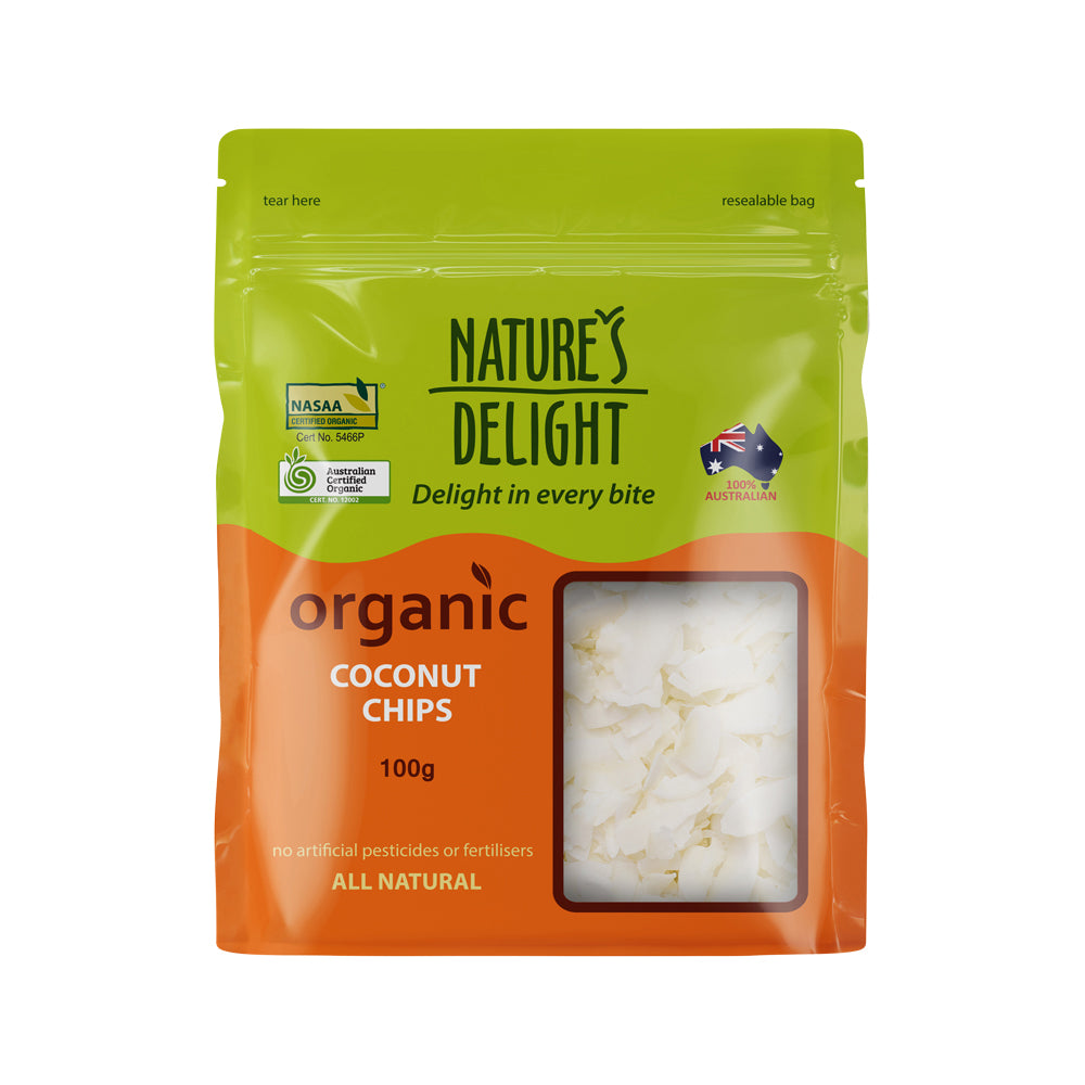 Nature's Delight Organic Coconut Chips 100g – The Vitamins Shoppe