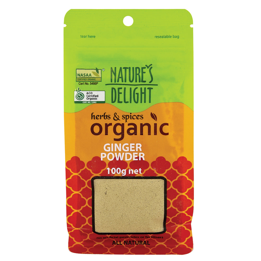 Natures Delight Organic Ginger Powder 100g – The Vitamins Shoppe