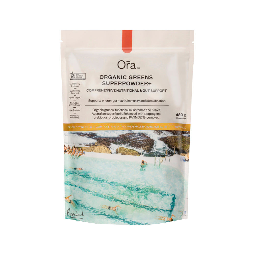 Ora Organic Greens Superpowder+ Oral Powder 480g – The Vitamins Shoppe