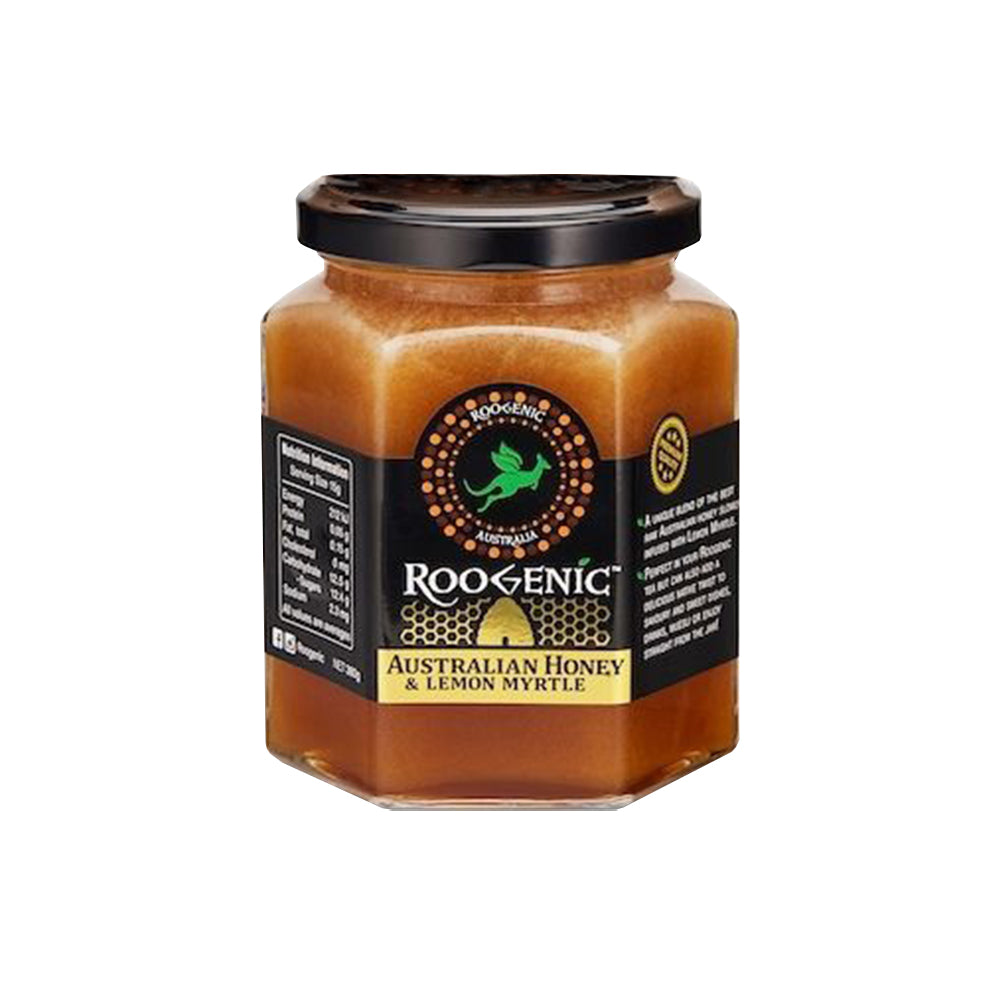 Roogenic Australian Honey & Lemon Myrtle 380g – The Vitamins Shoppe