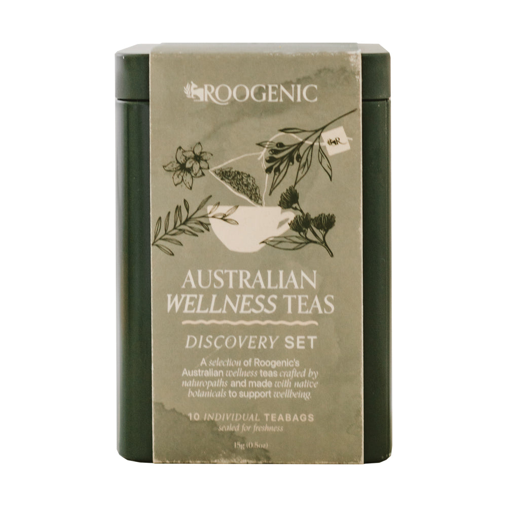 Roogenic Australia Australian Wellness Teas Discovery Set Tin x 10 Ind ...
