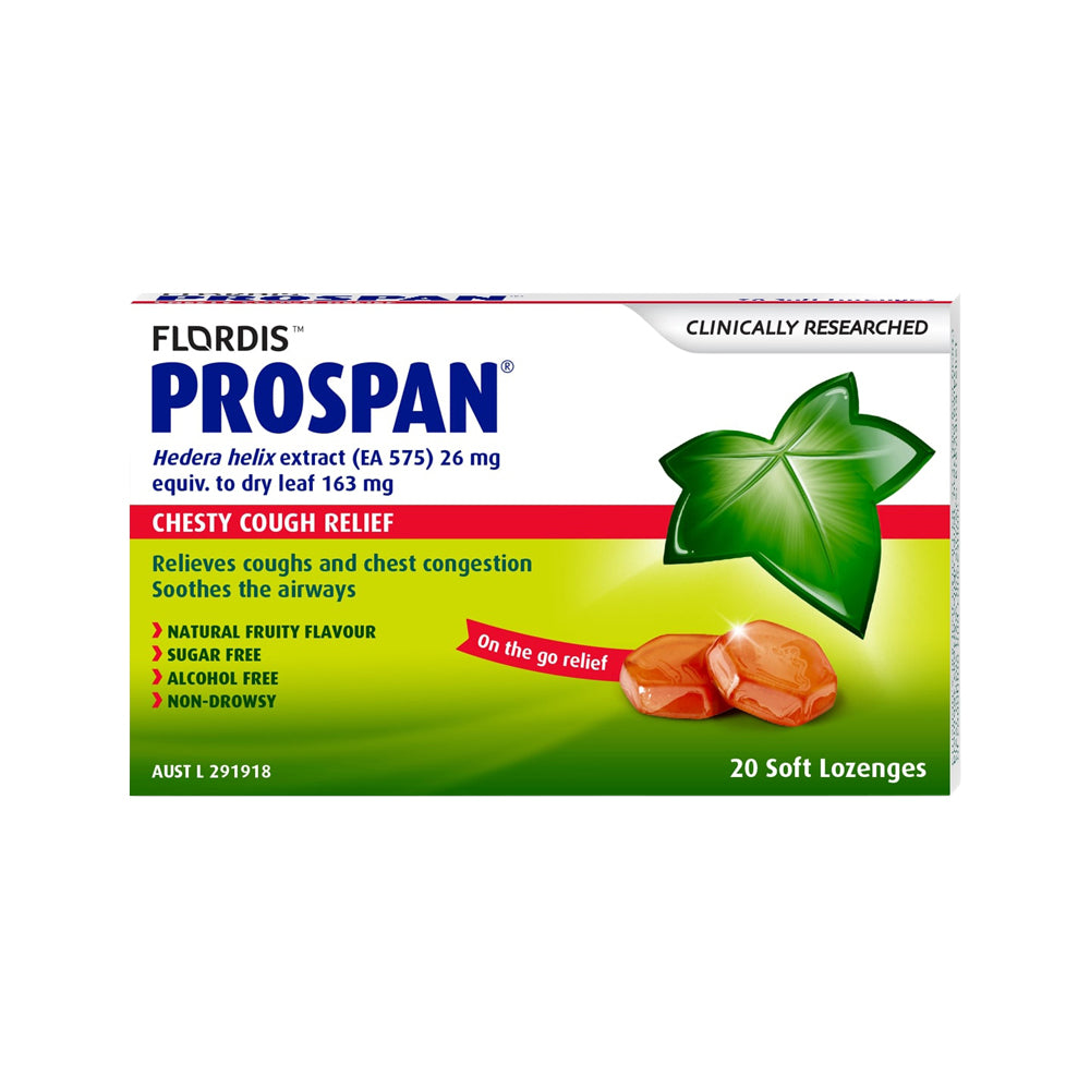SFI Health Prospan Chesty Cough Relief Soft Lozenges x 20 Pack – The ...