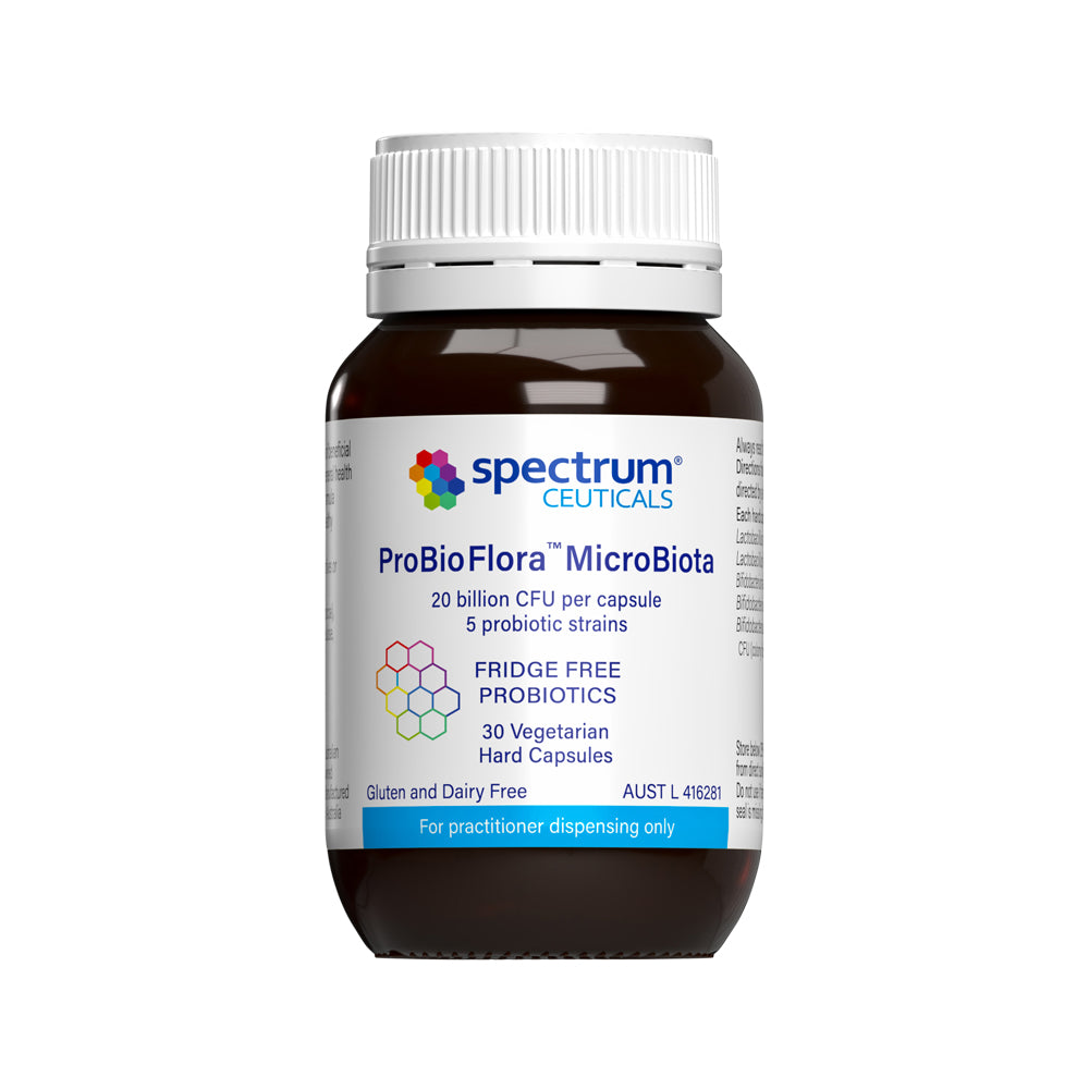Spectrumceuticals ProBioFlora MicroBiota (Fridge Free Probiotics) 30vc ...