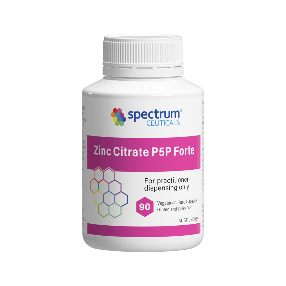 Spectrumceuticals Zinc Citrate P5P Forte 90c Supplements – The Vitamins ...