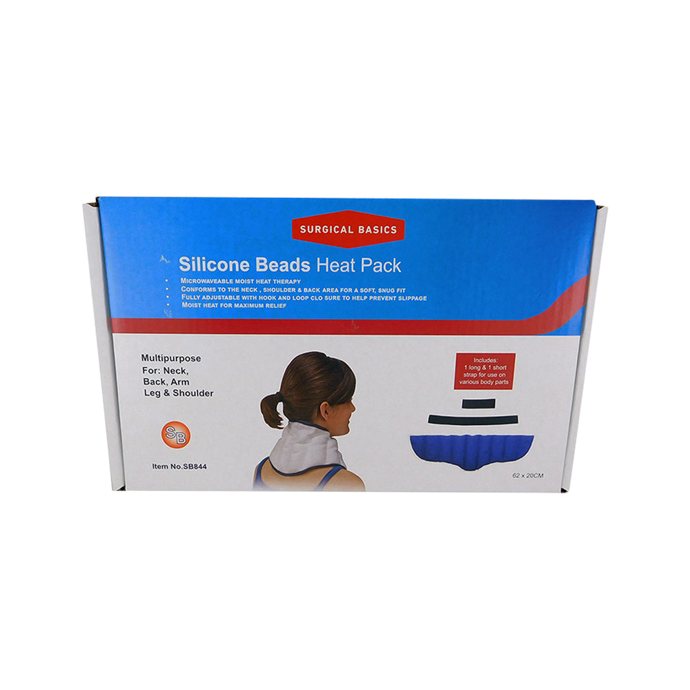 Surgical Basics Heat Pack Silicon Beads 60x16cm Multi Purpose with Hoo ...