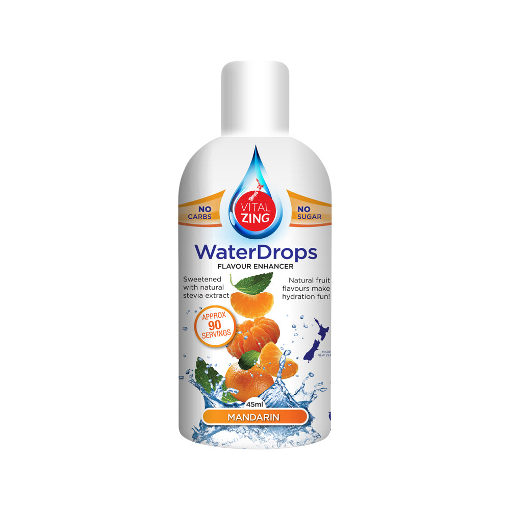 Vital Zing Water Drops (Flavour Enhancer with Stevia) Mandarin 45ml ...